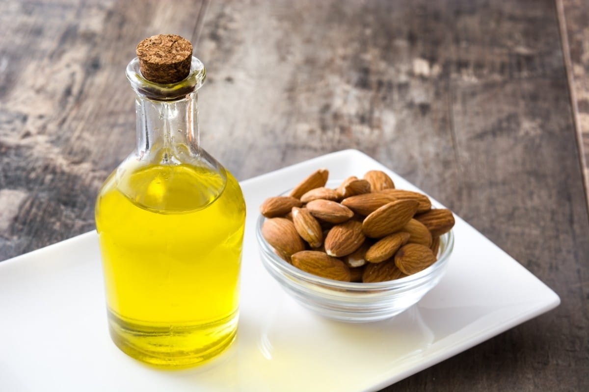 Benefits of Almond Oil for Health, Appearance, & More - shelf